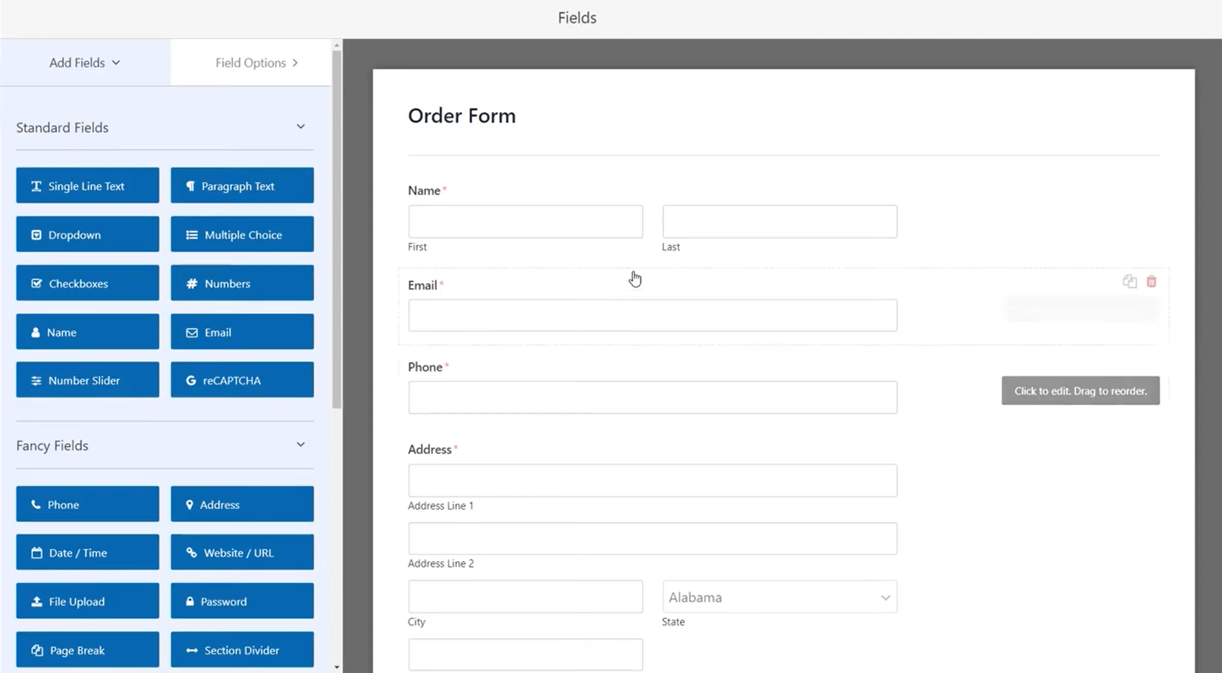 How To Create A Wordpress Order Form 3 Simple Steps Get Wp Plugin